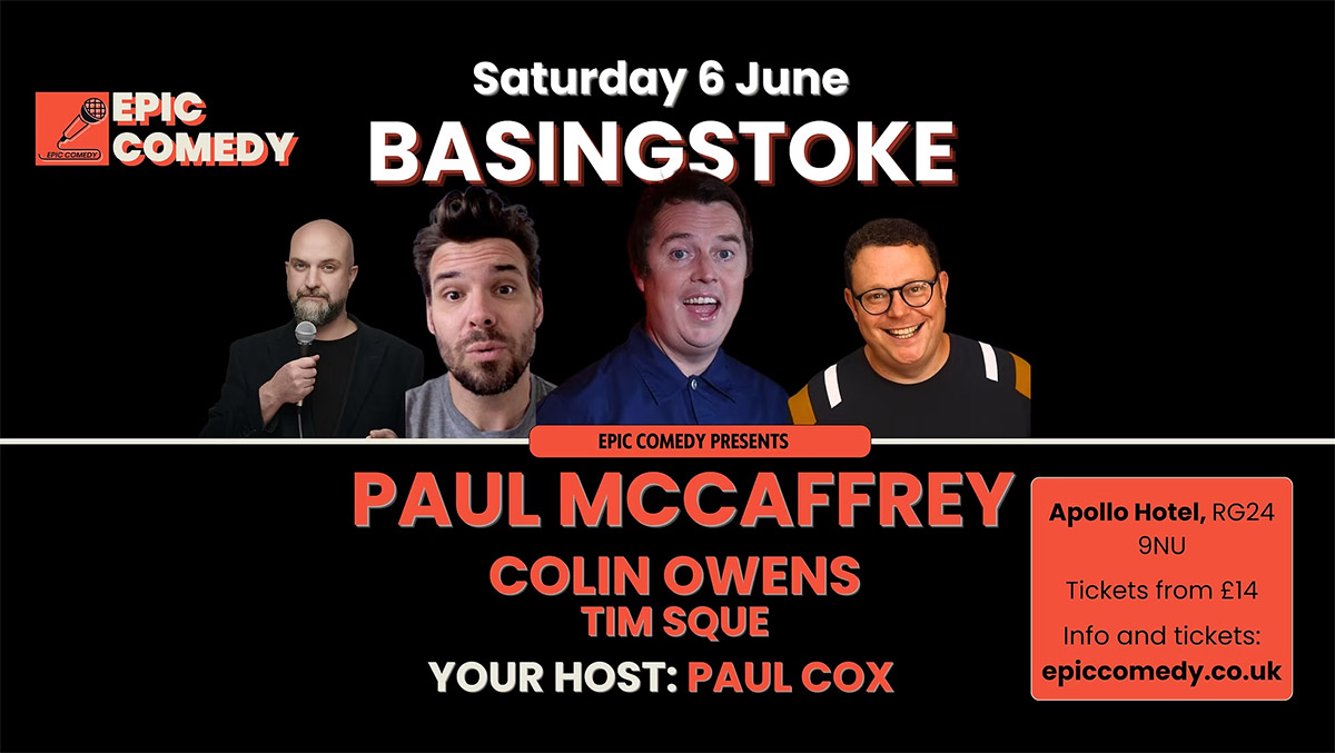 Comedy Club at Apollo Hotel Basingstoke - Laughterhouse Basingstoke